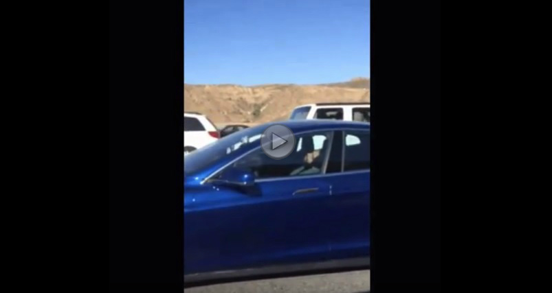 Tesla Model S driver sleeping while Autopilot is at the Wheel | CarSession